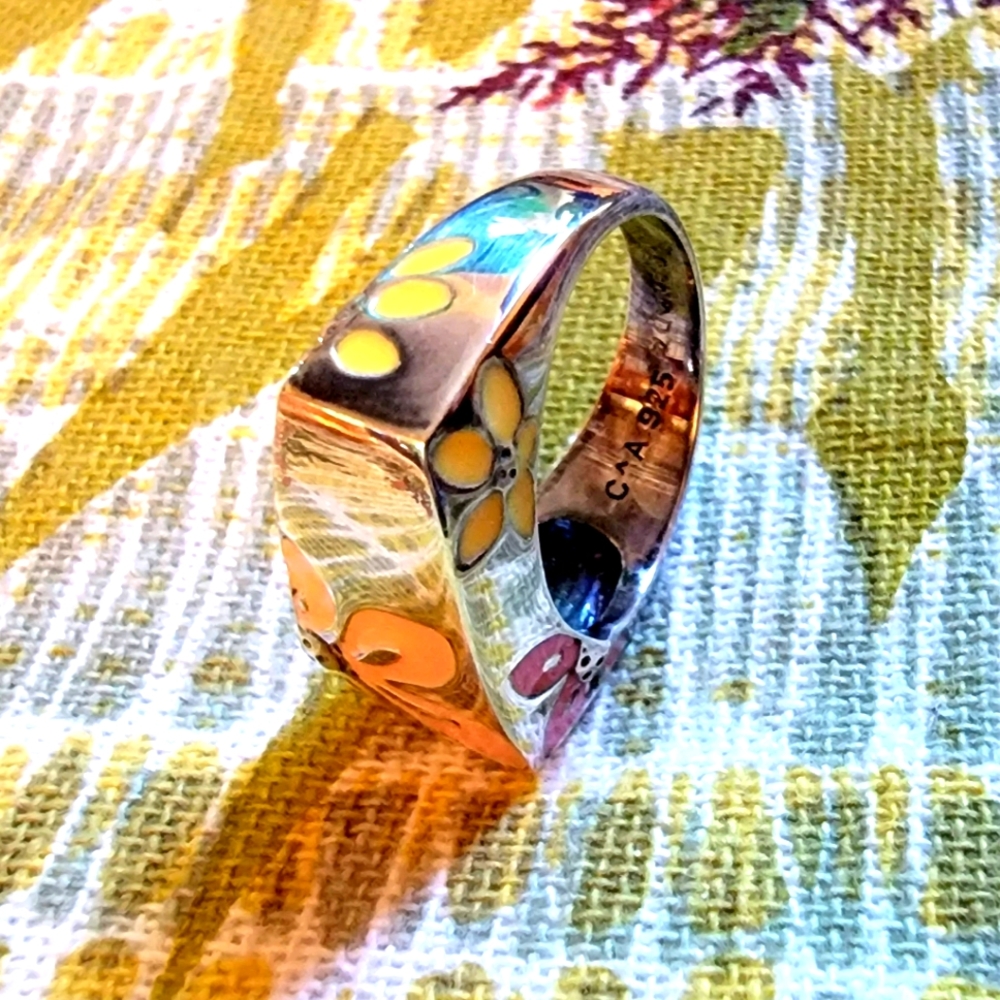 925 Ss David Sigal Ring - Gem